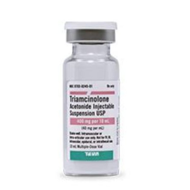 Triamcinolone Acetonide Injection, 40 Mg / Ml, 10 Ml Multi-Dose Vial ...